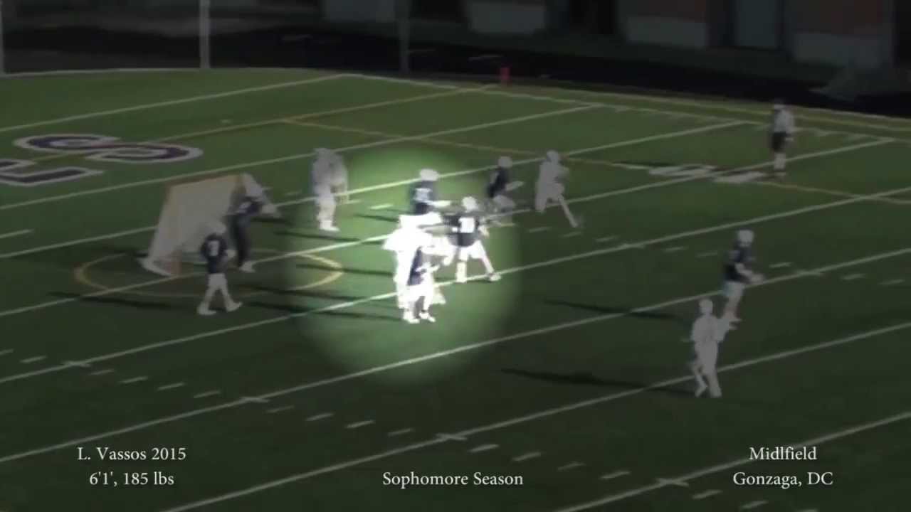 Luke Vassos, 2015 MF (Gonzaga, DC) - Lacrosse Highlight - YouTube