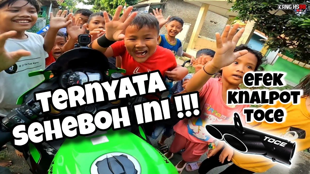 BIKIN HEBOH SATU KAMPUNG PAKE ZX25R KNALPOT TOCE‼️ - YouTube
