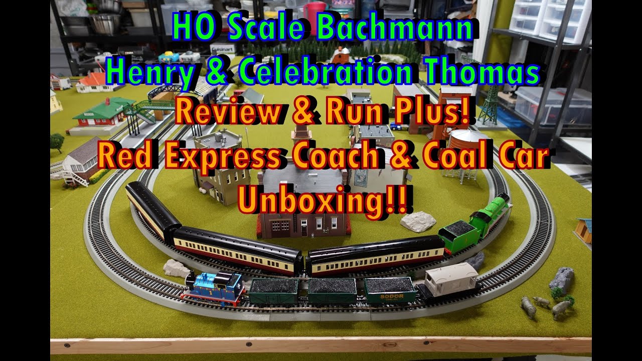 HO Scale Bachmann Henry & Celebration Thomas Review & Run Plus. Plus ...