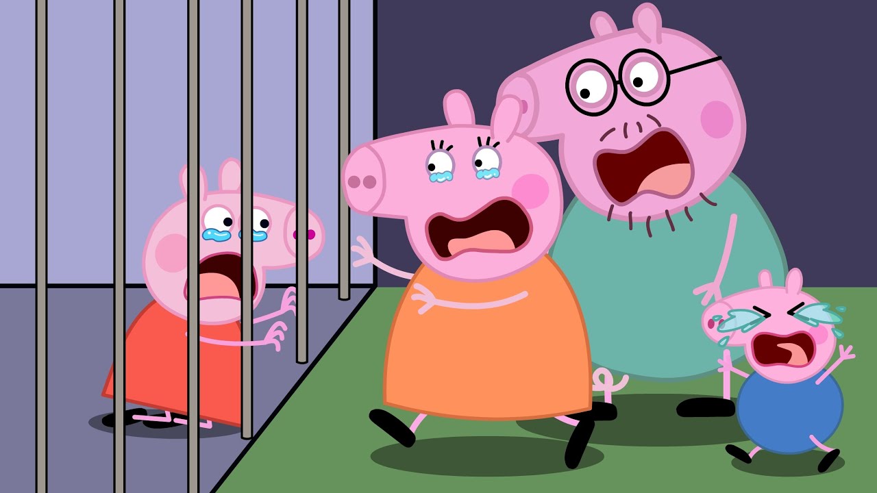 Peppa Pig Goes To Jail - Peppa Pig Funny Animation - YouTube