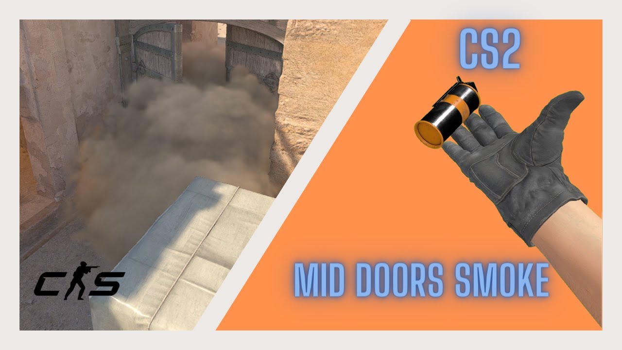 *SIMPLE* DUST 2 MID DOORS SMOKE [CS2] - YouTube