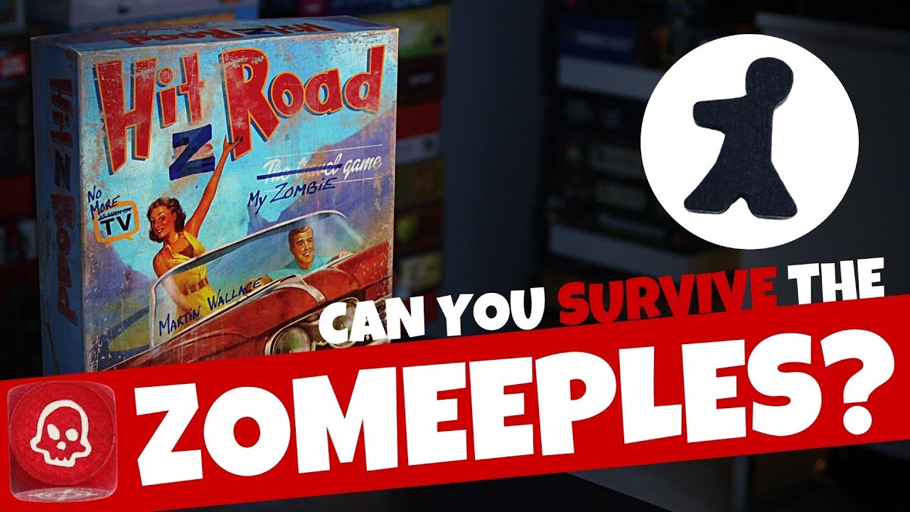 Hit Z Road Board Game | Learn to Play | Full Solo Playthrough | Totally ...