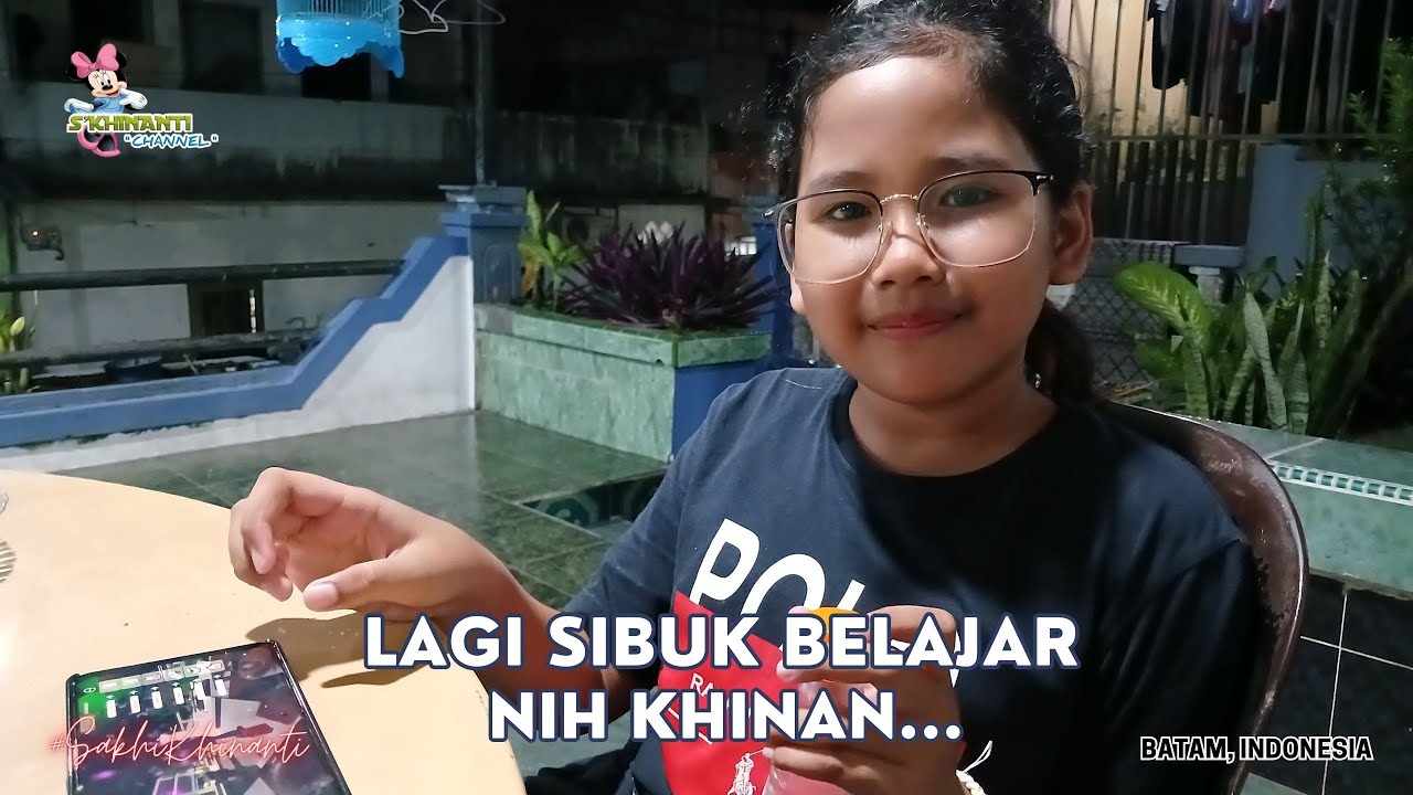 LAGI SIBUK BELAJAR NIH KHINAN - YouTube