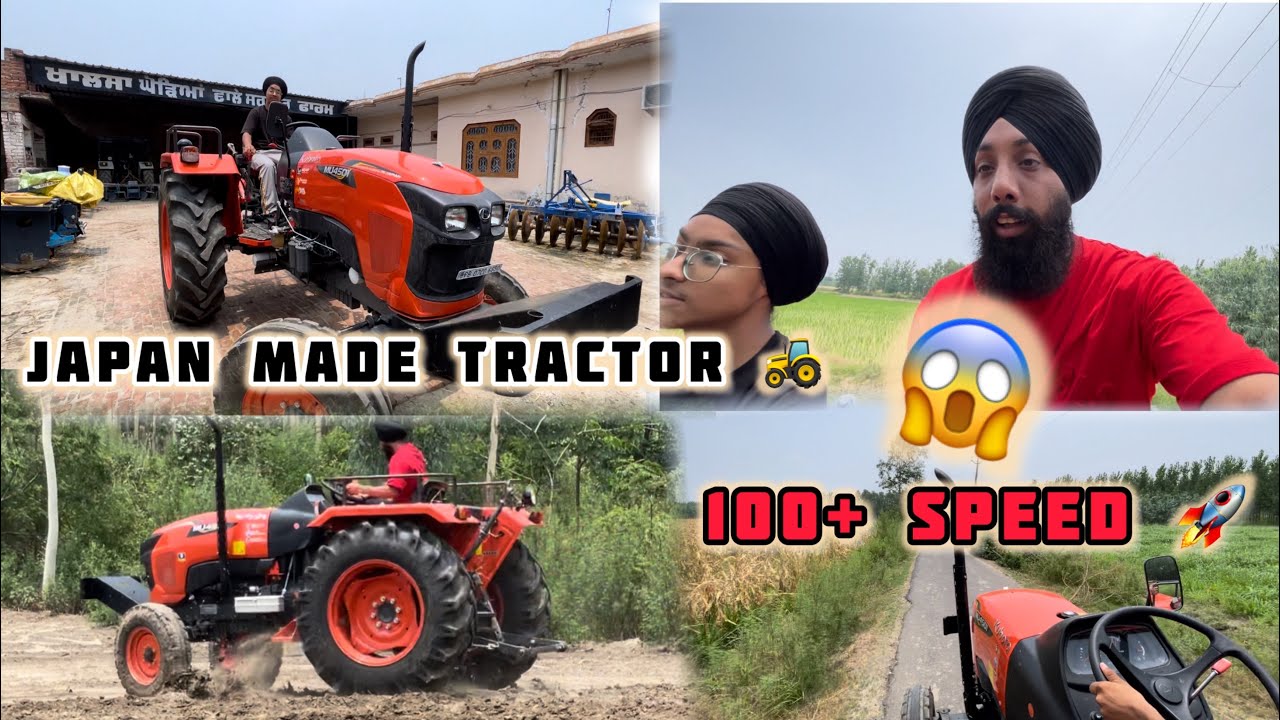 Kubota Japan Made tractor 🚜 review 🔥 100+ speed 🚀 New tractor ️ - YouTube