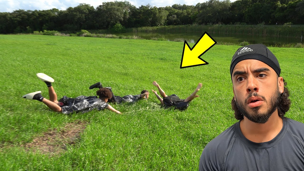 Can Trash Bags Make Portable Slides ? - YouTube