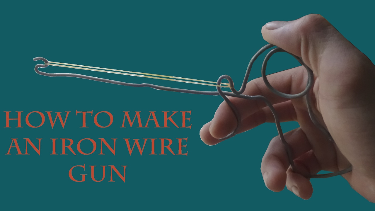 How To Make an Iron Wire Gun - DIY Life Hacks - YouTube