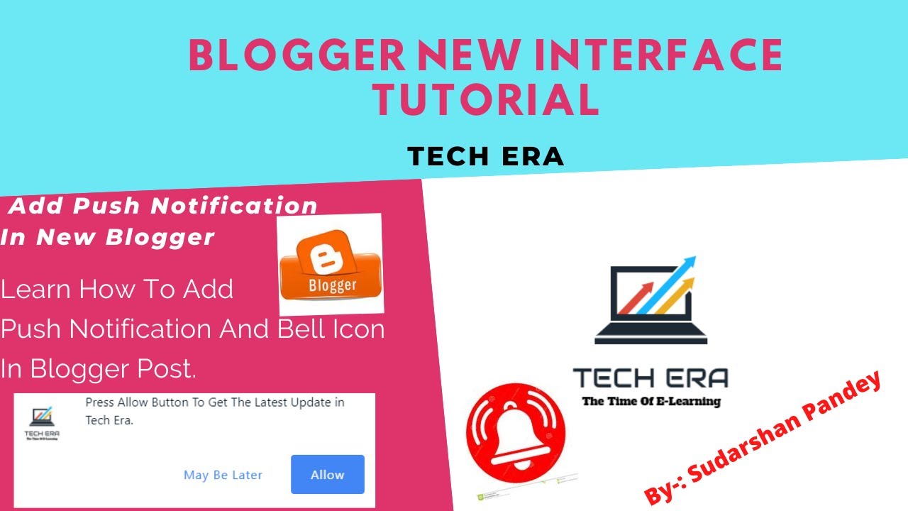 How To Insert Push Notification And Subscription Bell Icon In Blogger ...