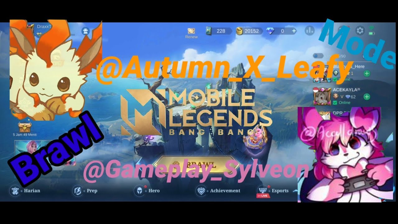 Gameplay Mobile Legends Brawl Mode with mu friend "Autumn" | Long Play ...