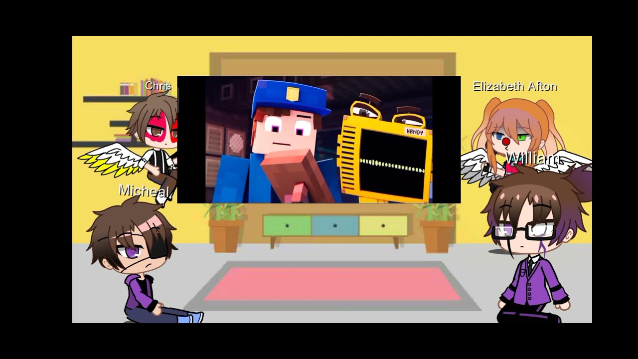 Aftons reacts to Ballora gets shocked (Read desc) (Credits: Zamination ...