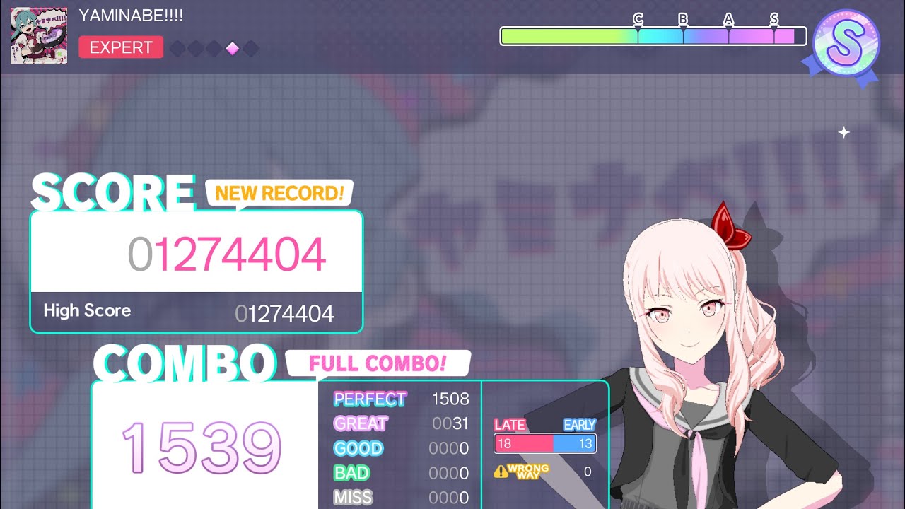 YAMINABE!!!! Full combo first try. [EN] - YouTube