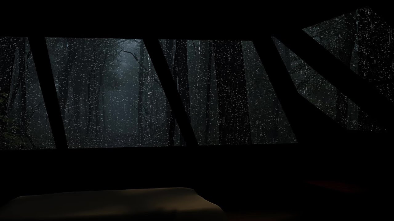 Rain Outside The Secret Room, The Sound Of Rain Outside The Window To ...