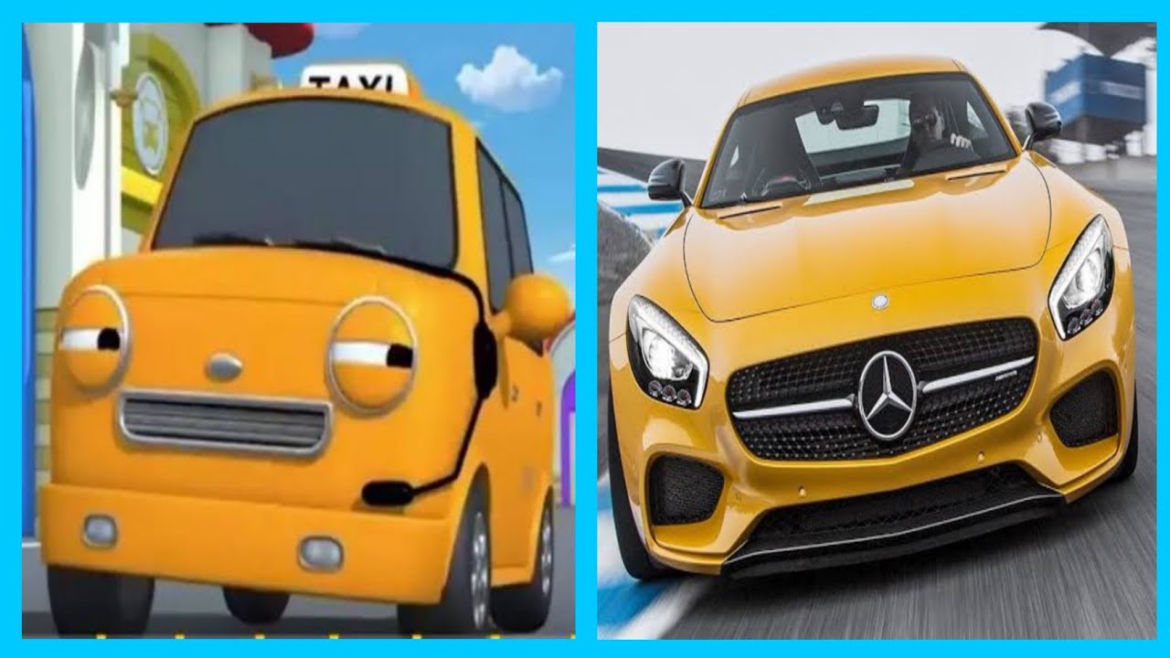 Toyo car's cartoon in real life - YouTube