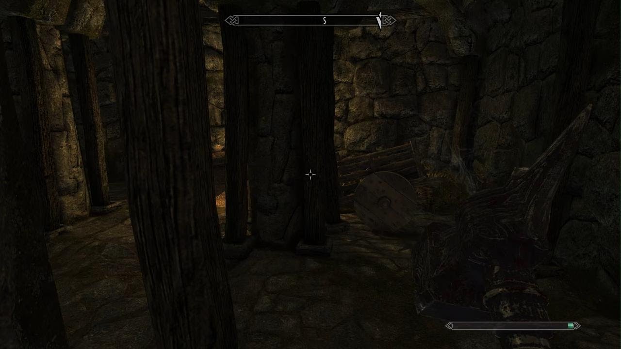 Skyrim hammer decapitation - YouTube