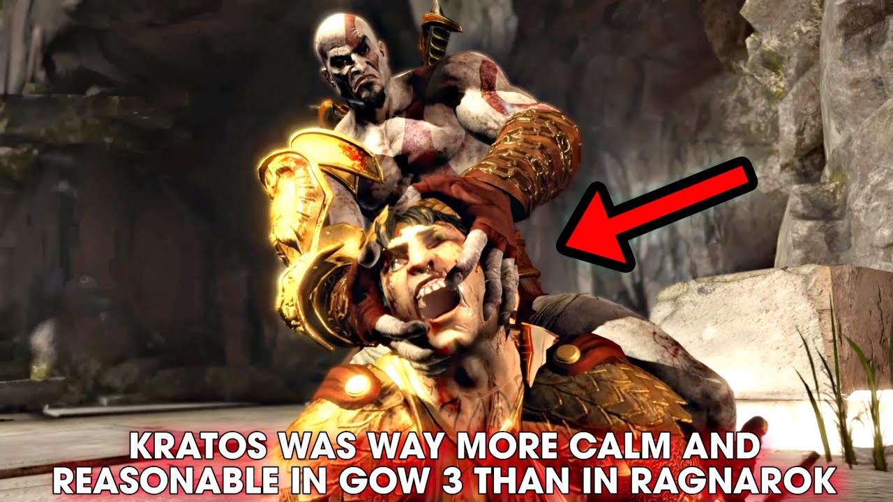 CALM AND REASONABLE KRATOS IN GOW 3 - YouTube