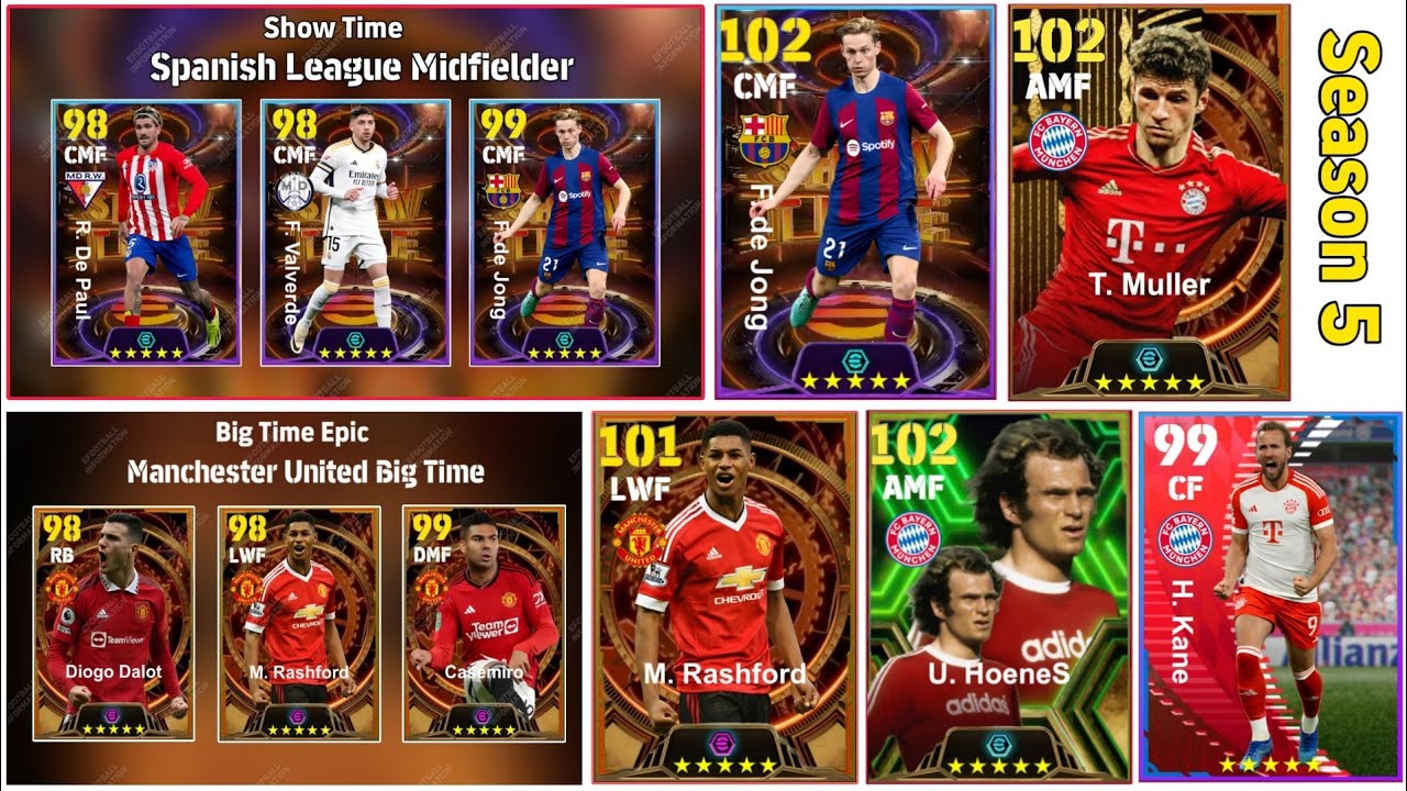 Upcoming New Update Season 5 New Club, Ambassador, Show Time Packs In ...