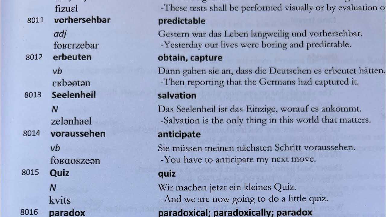 15 Commonly Used German Words | Master Vocabulary | #30 - YouTube