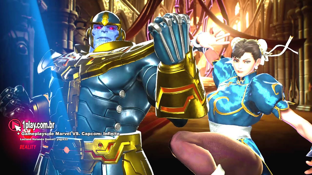Marvel vs. Capcom: Infinite! Chun-Li (Street Fighter) + Thanos (Avenger's) vs. Boss: Ultron ...