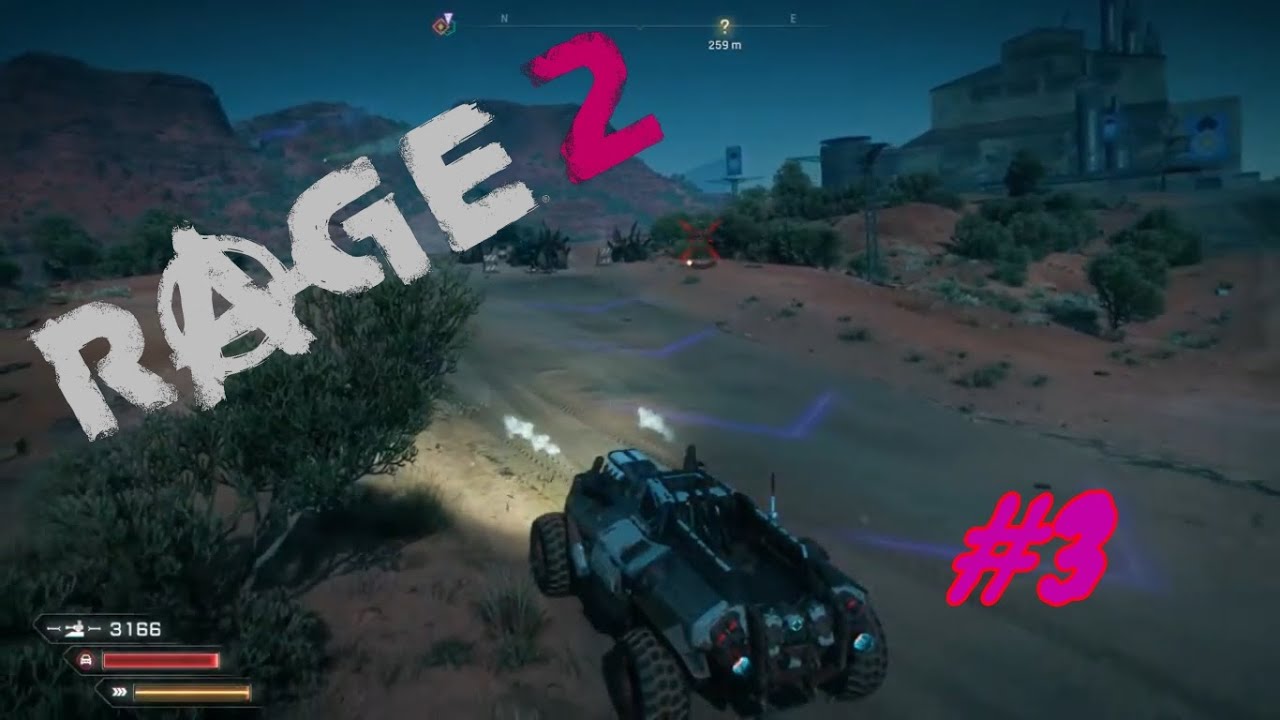 RAGE 2 Playthrough #3 PlayStation 4 (Twisted canyons roaming and trying ...