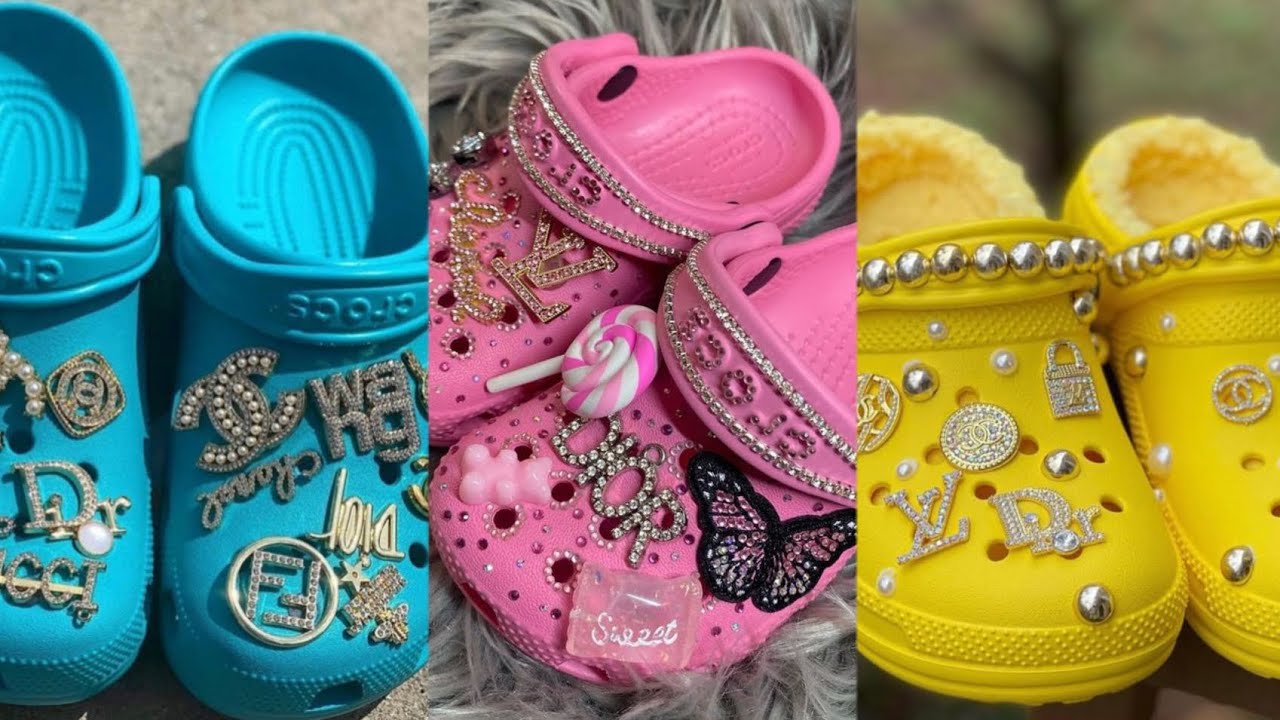 BADDIE CROCS | COMPILATION (crocs with charm) - YouTube