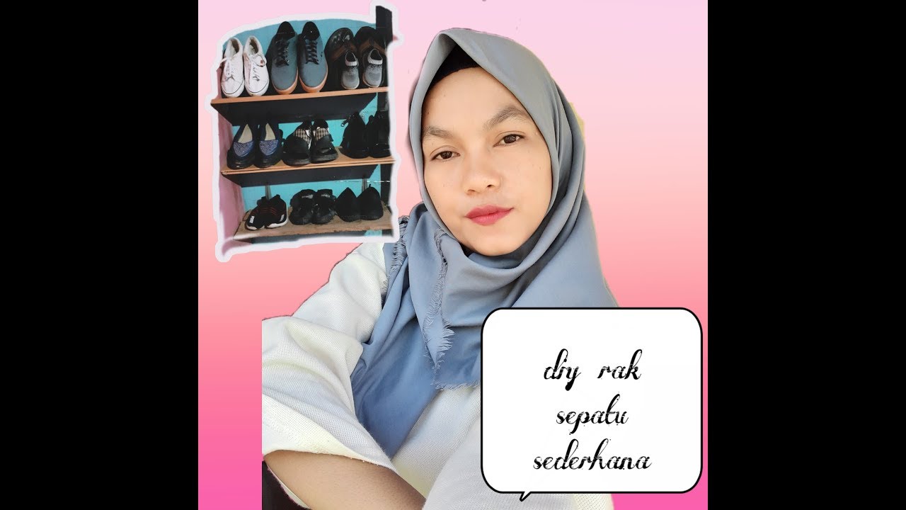 Diy rak sepatu sederhana, # rak sepatu lowbadget - YouTube