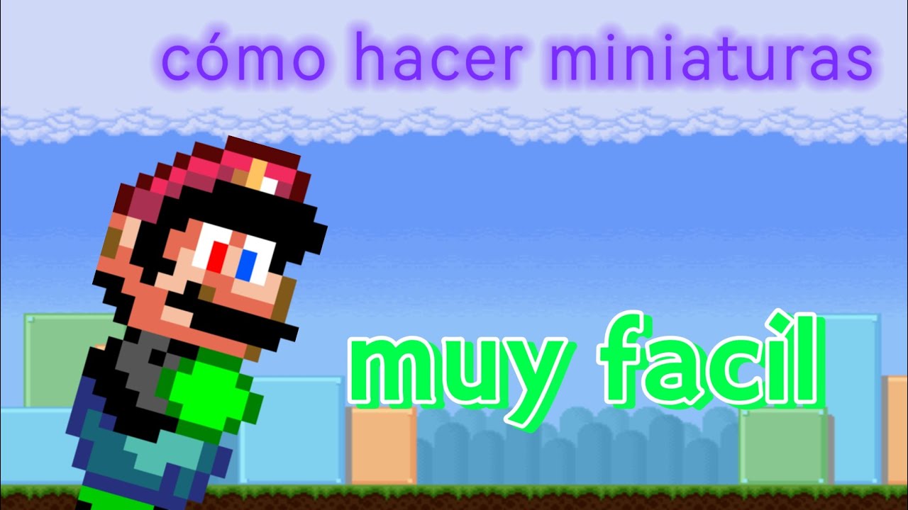 Cómo hacer miniaturas (muy fácil y rápido) - YouTube