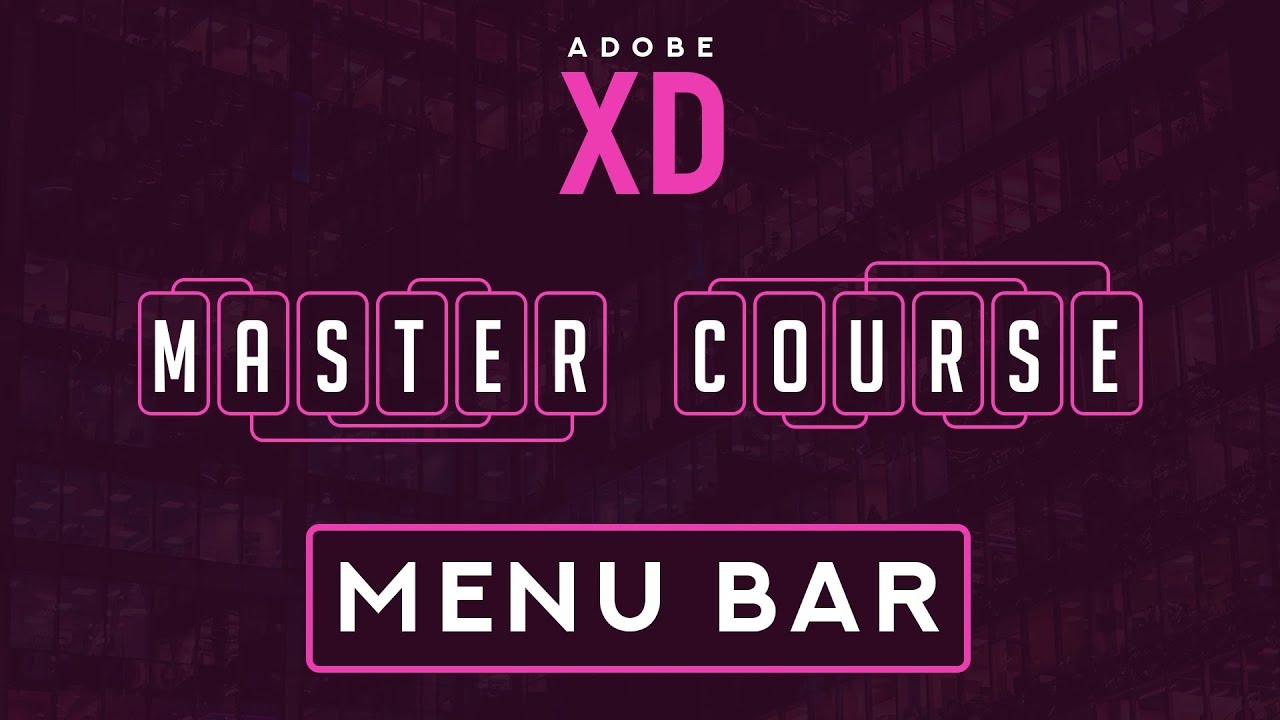 5. Taking a Look at Menu Bar in Adobe XD! - YouTube