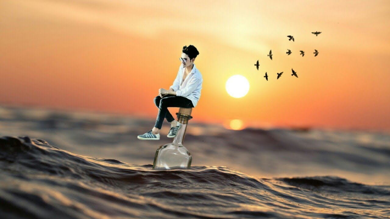 Alone boy in underwater photo editing | New 3d photo editing | Picsart ...