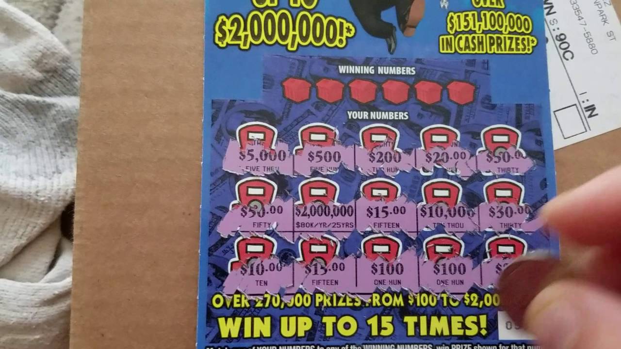 $2,000,000 Monopoly Florida Lottery Scratch Off Ticket - YouTube