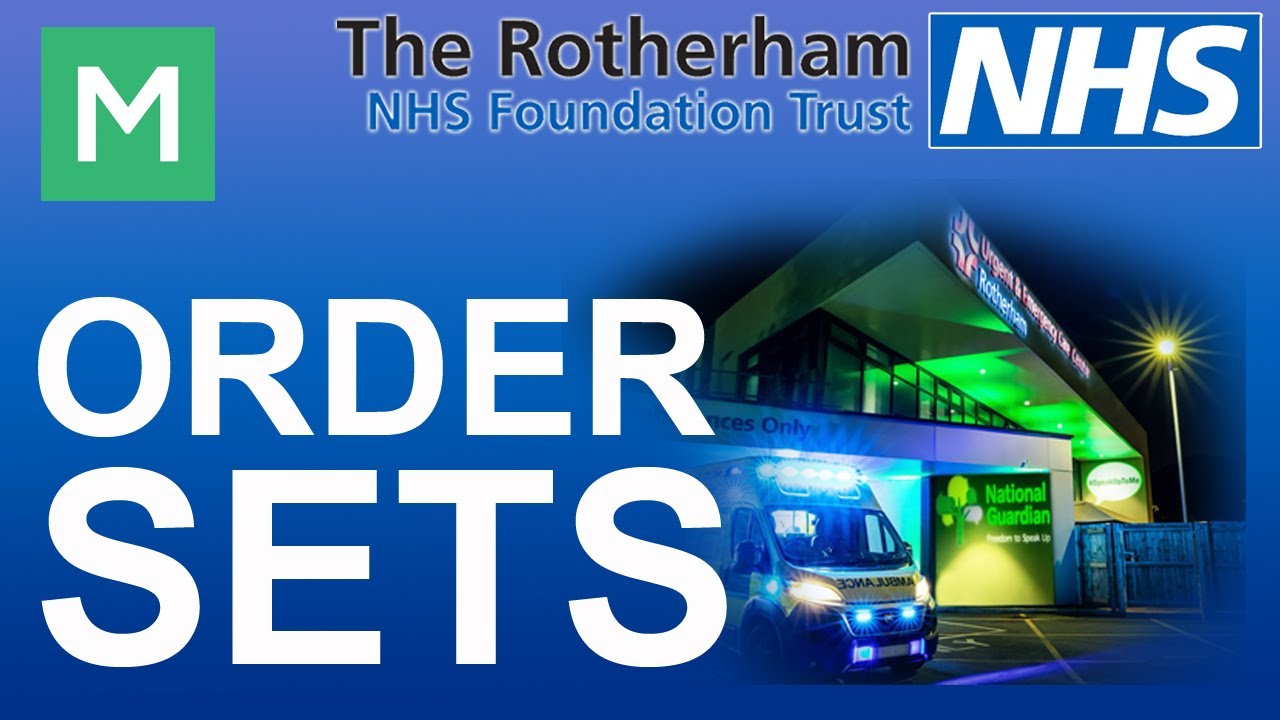 Meditech - Place Orders using Sets - YouTube