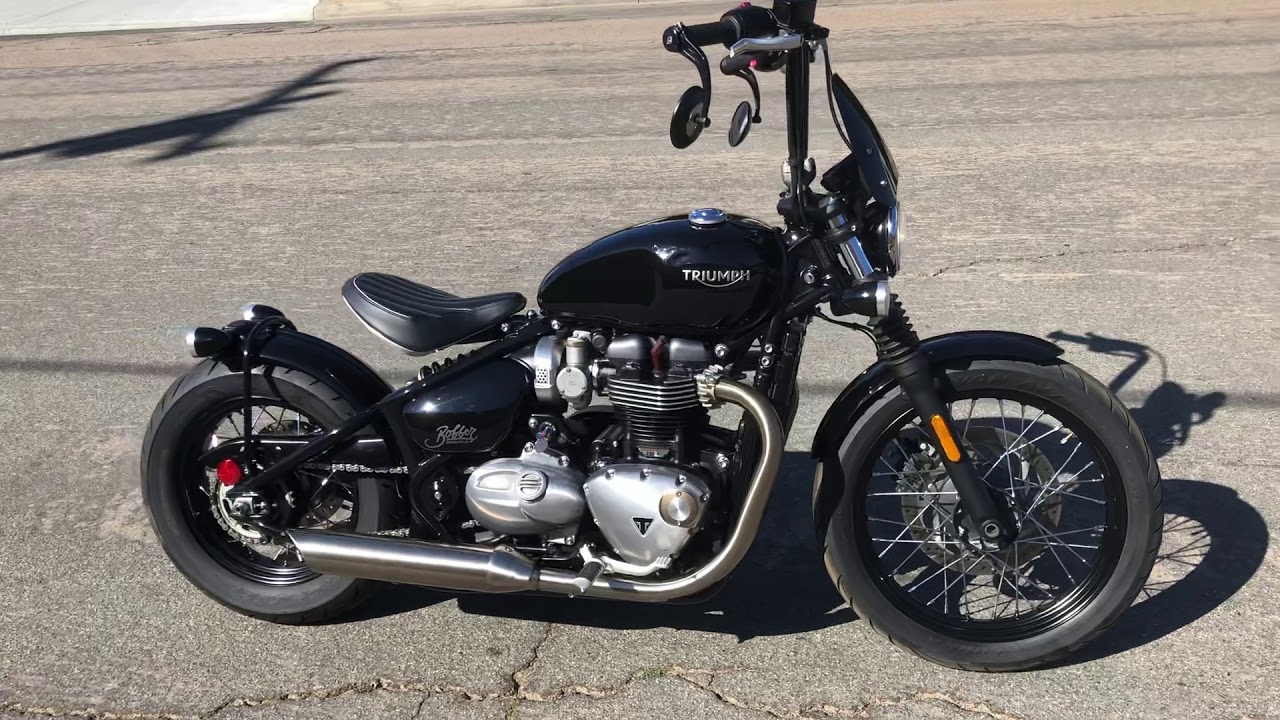 Triumph Bobber High Handlebars | Reviewmotors.co