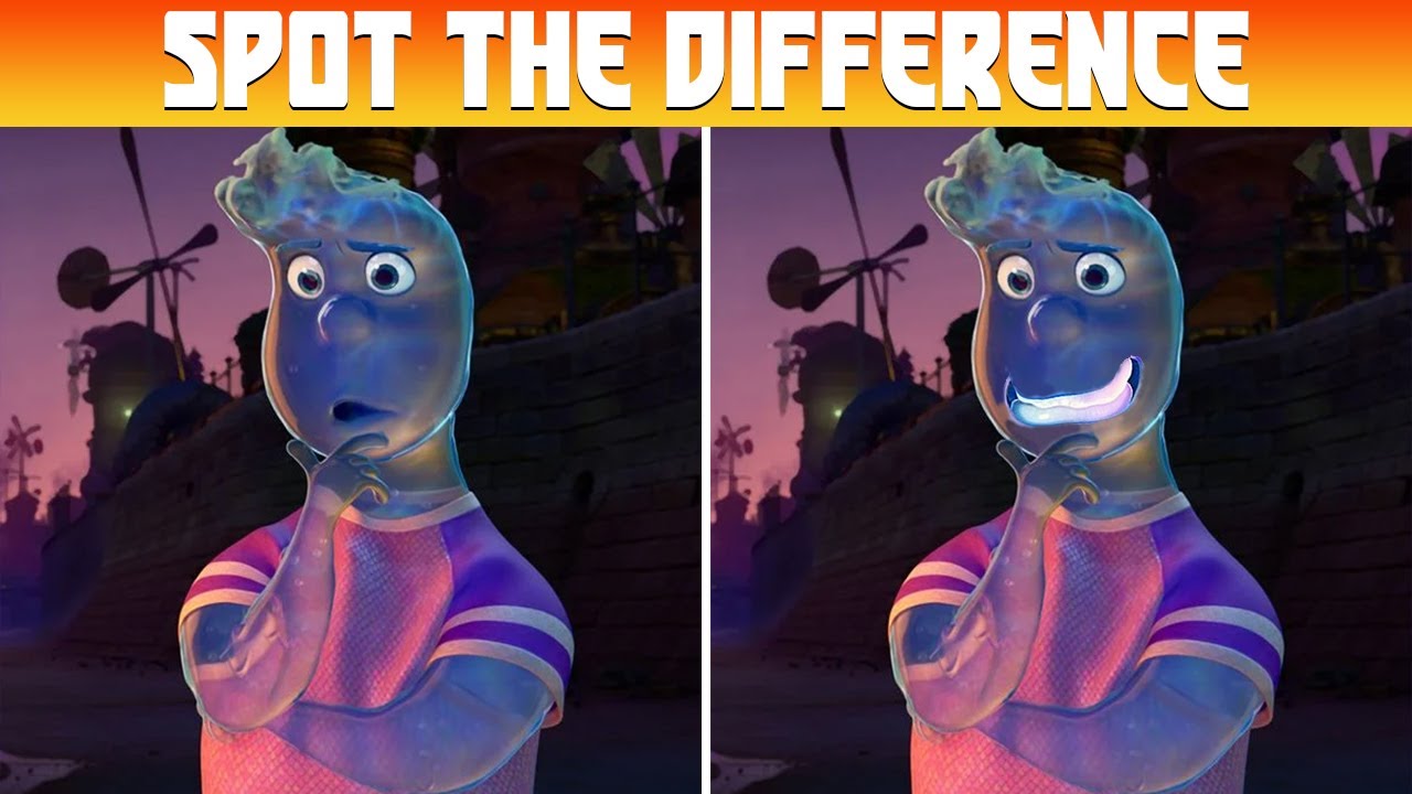 Spot The Differences Disney Pixar Edition ∣ Elemental Disney Quiz - YouTube