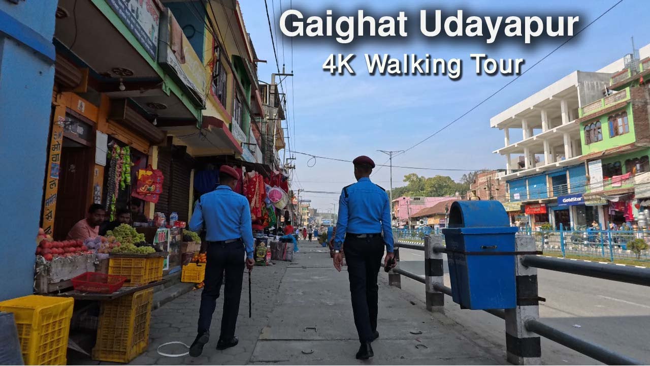 4K Walking Tour in Gaighat Udayapur Nepal - YouTube