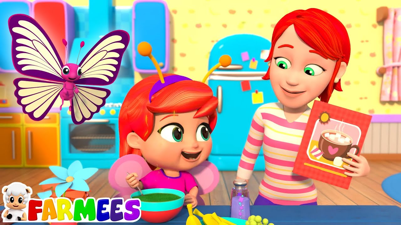 Mariposita Está en la Cocina Canción de Insectos y más Rimas en Español ...