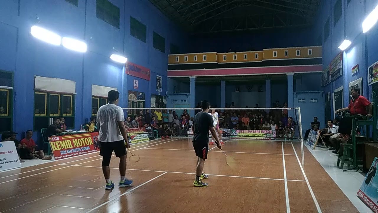 Tarkam Badminton: Partai Seru di Turnamen Sibalung Badminton Cup III ...