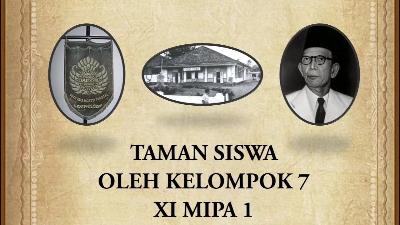 Sejarah indo ekasma kelas XI MIPA 1 kelompok 7 (Taman Siswa) - YouTube