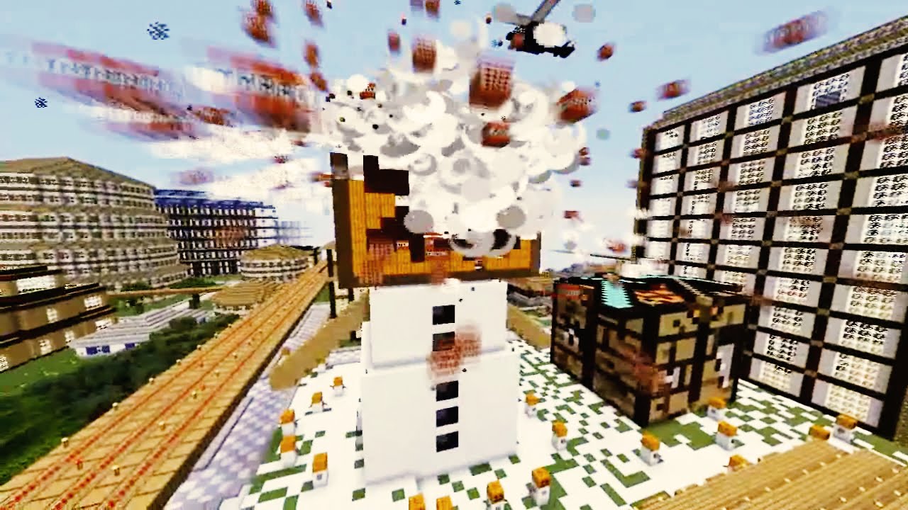 Demolition Day - A Massive Minecraft TNT Montage Cinematic - YouTube