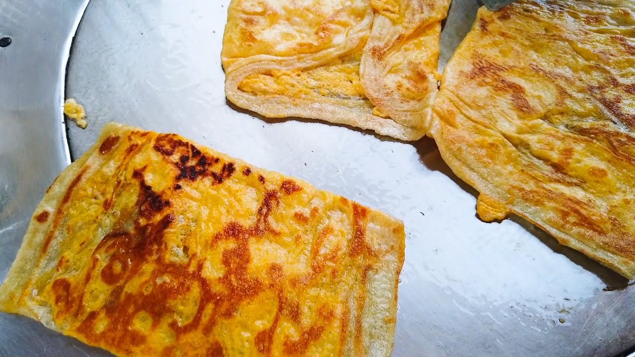 style Roti Cake Cambodian Street Food - YouTube