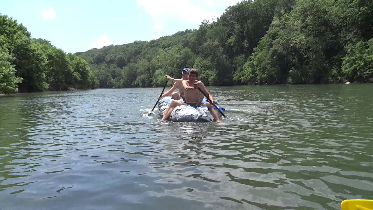 floating dumpster race - Shenandoah River - YouTube