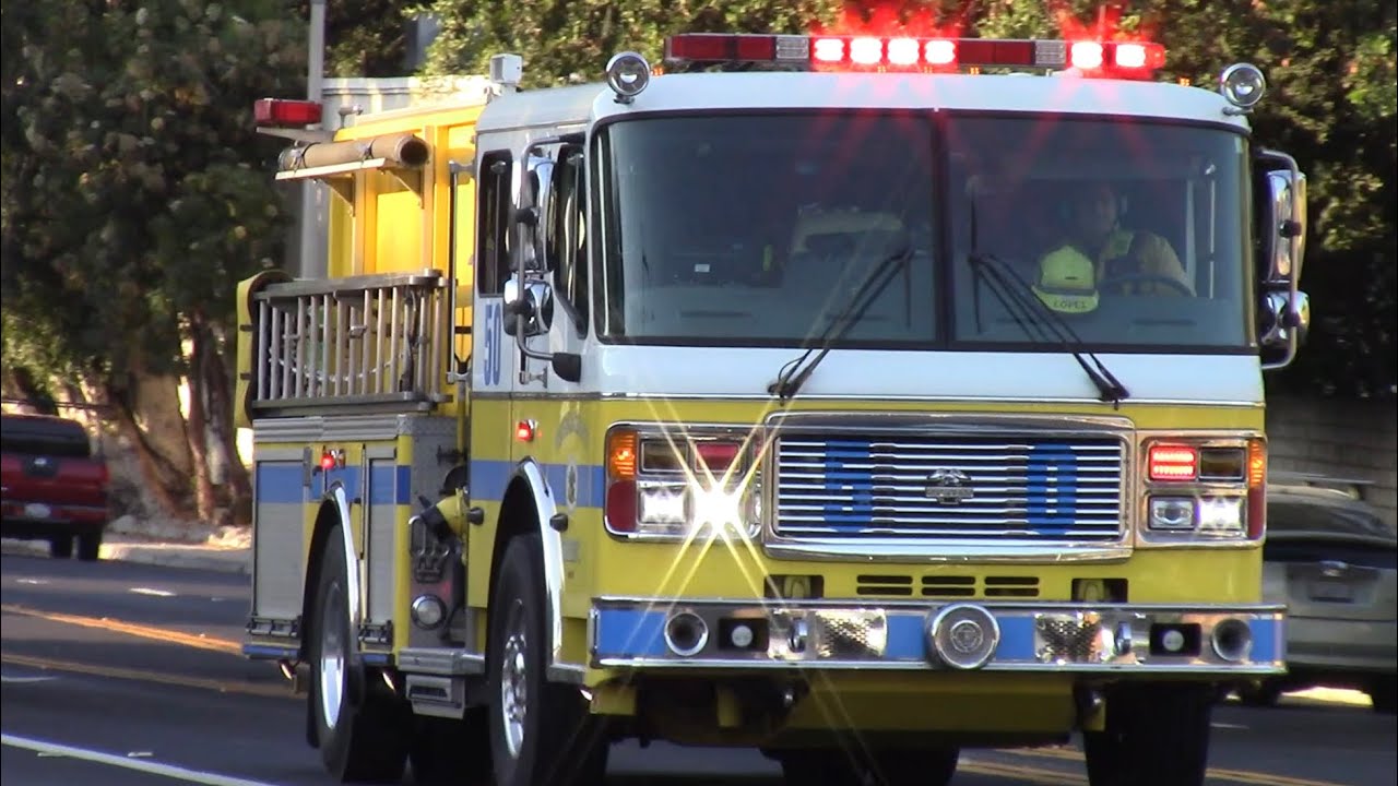 *AIRHORN* VCFD Engine 50 responding - YouTube