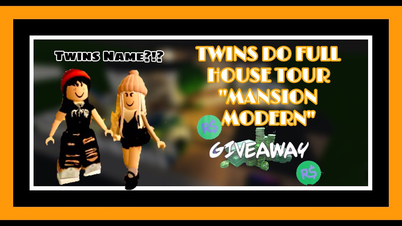 TWINS DO FULL HOUSE TOUR "MANSION MODERN"!! [VOICE ON]-[GIVEAWAY ROBUX ...