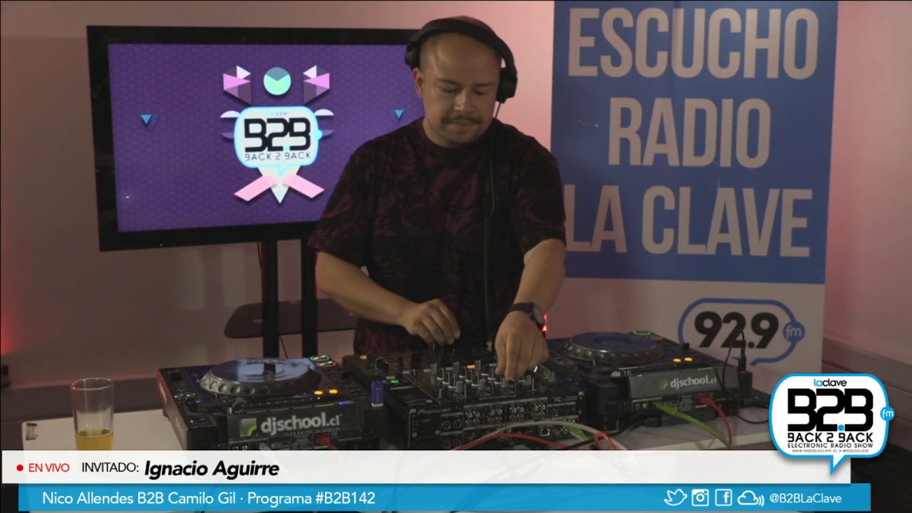 Back2Back Radio La Clave 92.9 fm Mezclando en vivo dj Ignacio Aguirre ...
