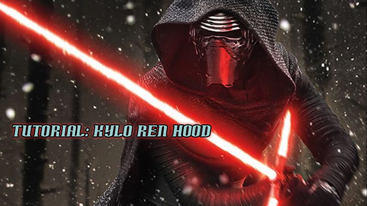 Cosplay Kylo Ren Hood Tutorial Youtube