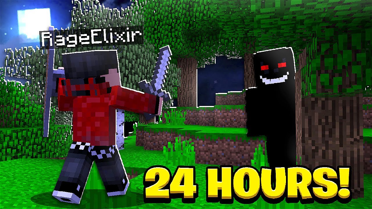 24 HOURS on a CURSED Minecraft World.. - REALMS EP50 - YouTube