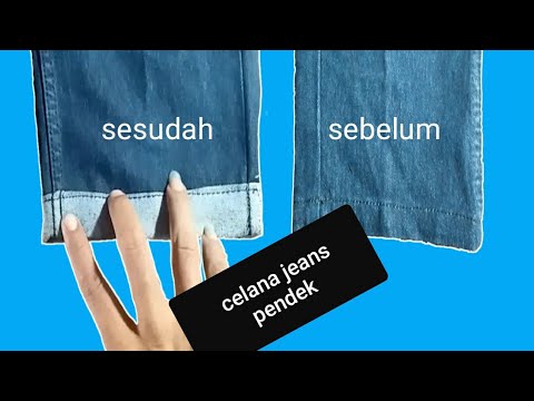 Permak Jeans. Cara membuat model \