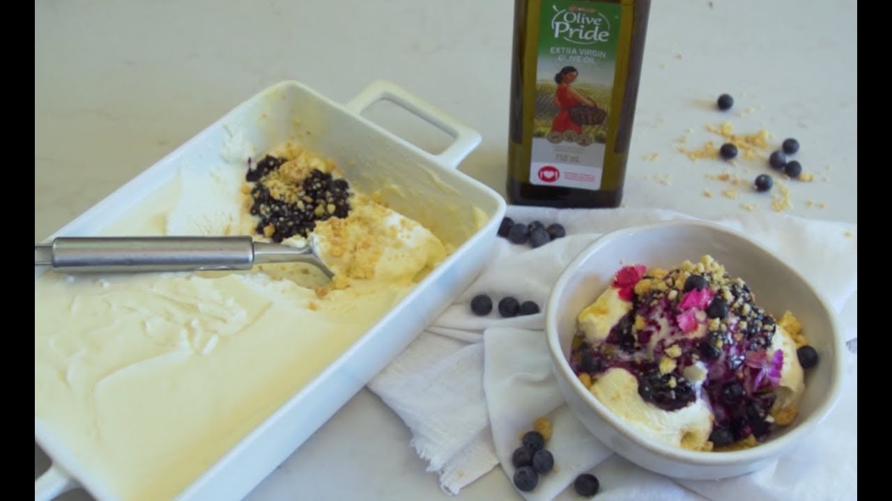 Clover Olive Pride Ice Cream with Berry compote | Afternoon Express ...