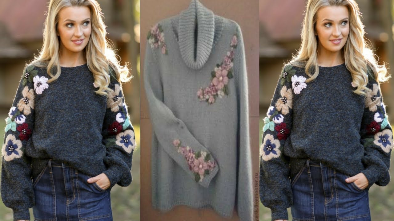 2020 Ke Embroidered Winter Sweater Ke Design/Winter Ke Liya Sweater ...