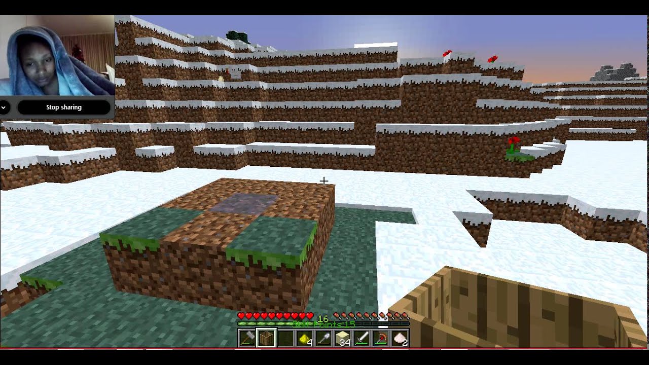 Skype and minecraft 3 w/crystal and kiara - YouTube