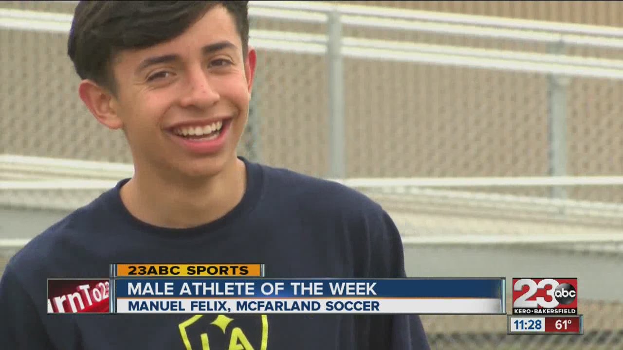 Male Athlete of the Week: Manuel Felix - YouTube