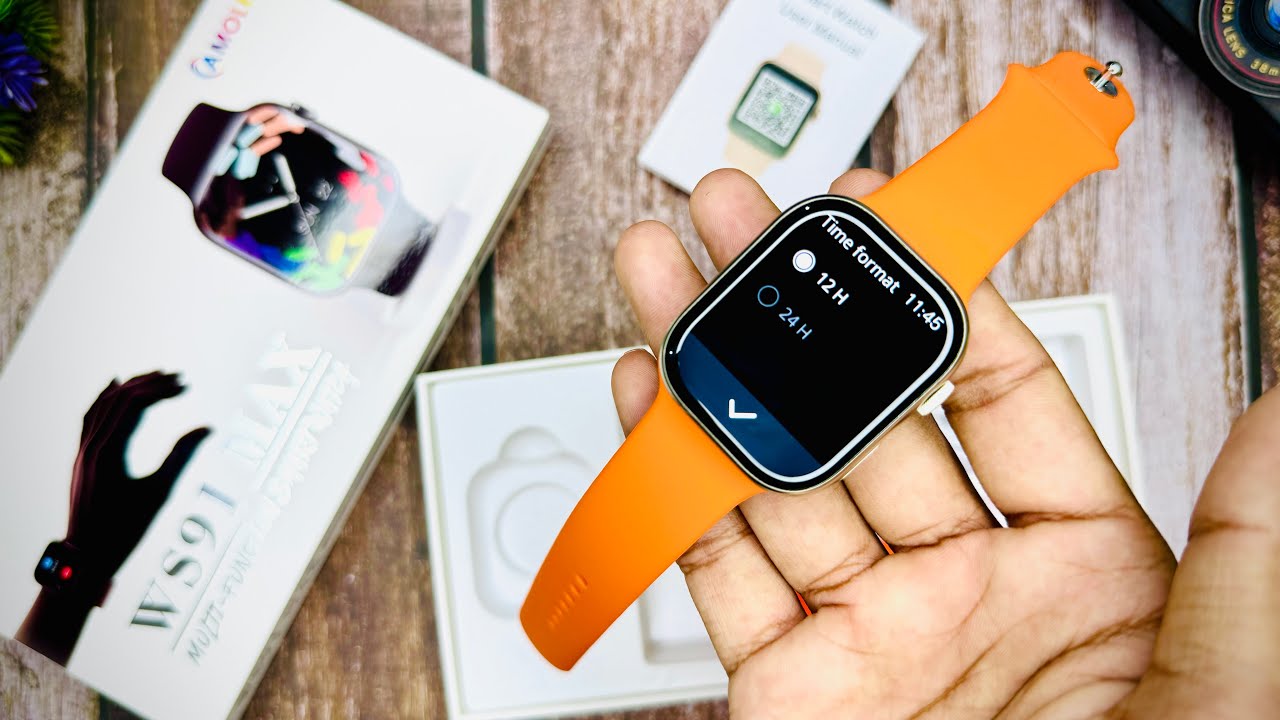 How to Set 12 Hours Format in WS91 MAX Series 9 Smart Watch?! - YouTube