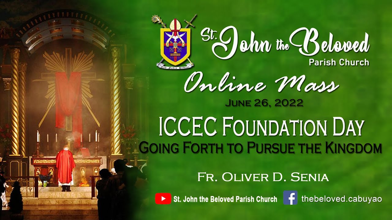 St. John the Beloved Online Mass, ICCEC Foundation Day - YouTube